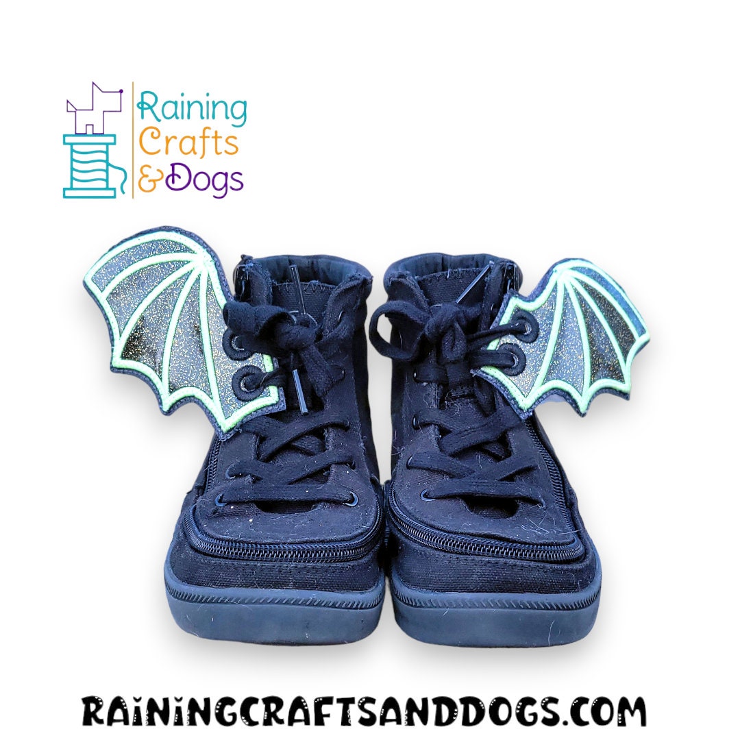 Bat Shoe Wings - Bat Boot Wings - Shoe Accessories - Etsy