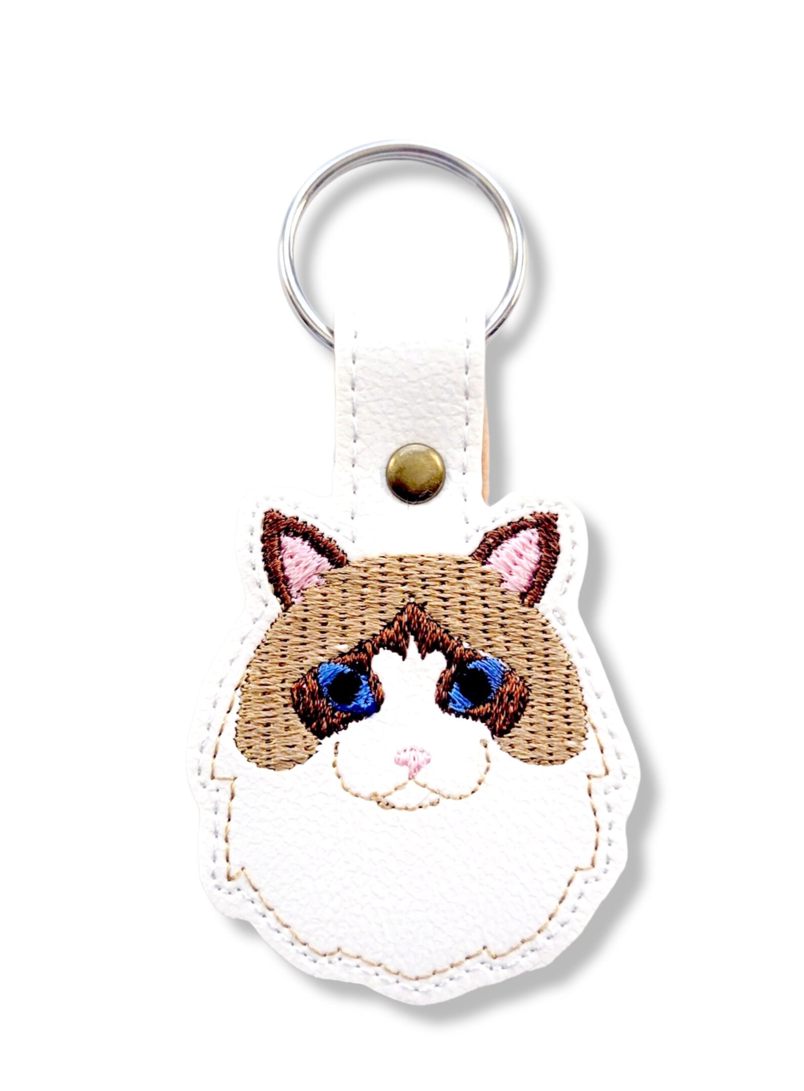 Ragdoll Cat Key Chain, Key Fob, Zipper Pull, Snap Tab - Etsy