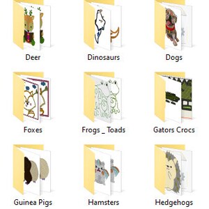 Pre-made File Structure for Embroidery or SVG Design Organization - 200 ...