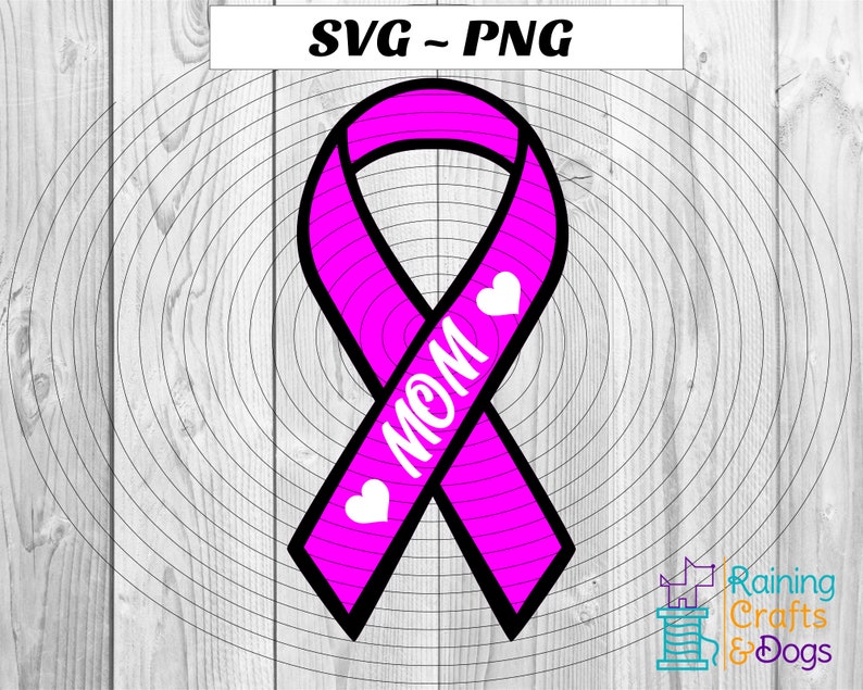 Mom Awareness Ribbon Svg Awareness Ribbon Svg Ribbon Svg | Etsy