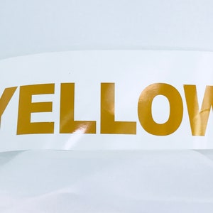 Custom Reflective Vinyl Letters - 2.5" Inch 8 Colors - Etsy