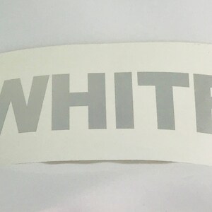Custom Reflective Vinyl Letters - 2.5" Inch 8 Colors - Etsy