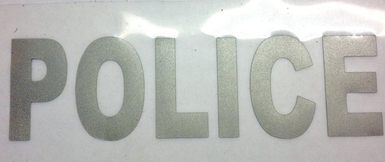Iron on Custom Reflective Letters 3 Inch 5 Colors - Etsy