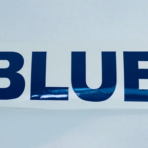 Custom Reflective Vinyl Letters - 2.5" Inch 8 Colors - Etsy