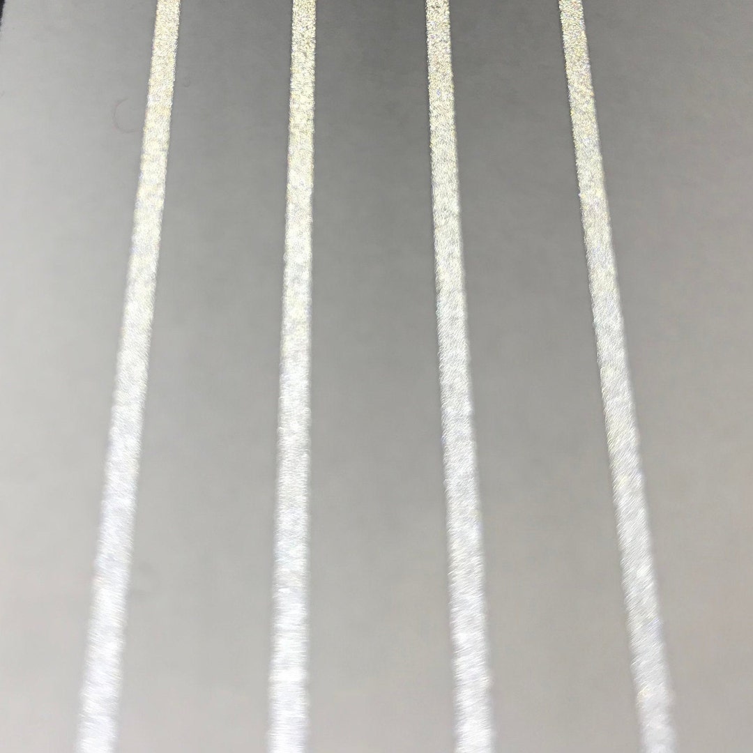 Reflective Vinyl Pinstripe - 4 Strips - 1/16" Wide X 2 Feet Long (total ...