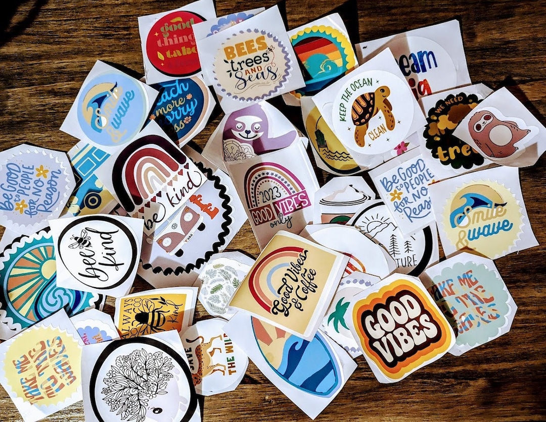 Aesthetic Stickers, Premium Printable Vinyl - Etsy