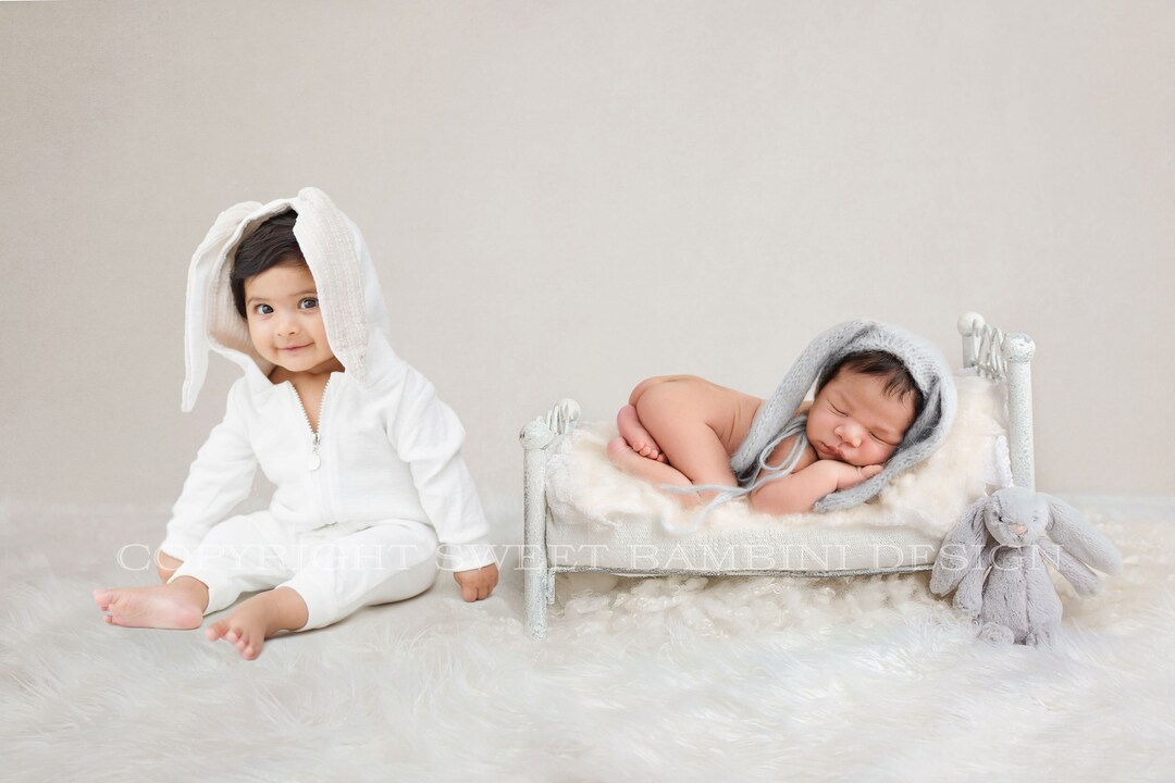 Sibling Digital Backdrop for Newborn With Older Brother or Sister ...