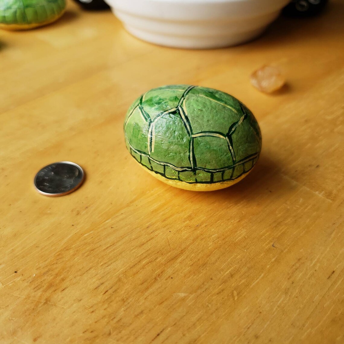 Turtle Shell Hand Painted Rocks for Home Decoration or to Add Some Life ...