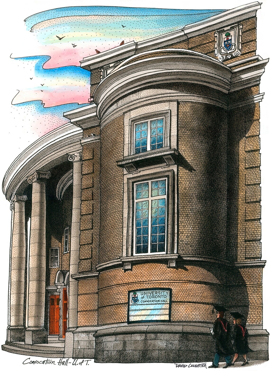 University of Toronto Graduation Notecard | Convocation Hall Uoft ...