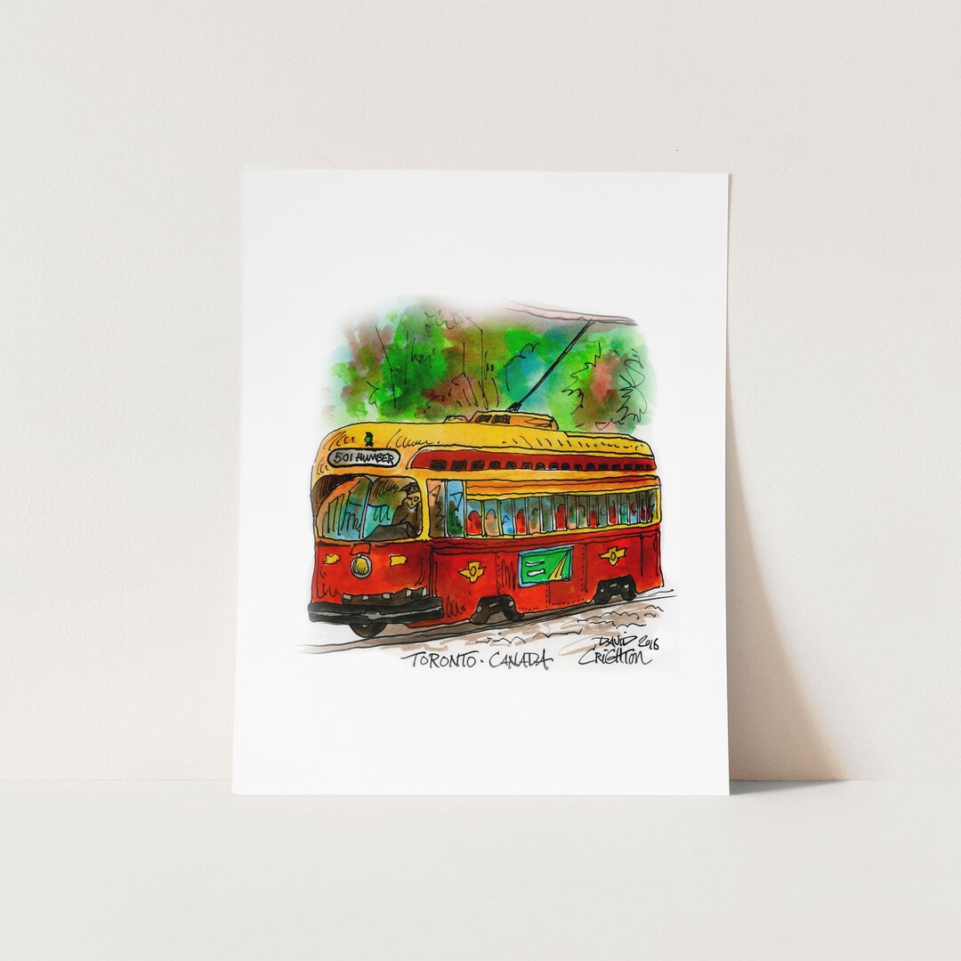 Humber Toronto Streetcar Poster | Toronto-themed Art Posters | TTC Art ...