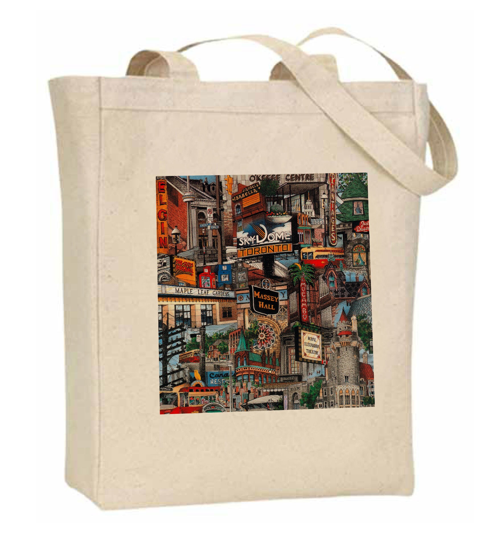 My Toronto Tote Bag, Toronto Art Print Tote Bag, Toronto Art Collage ...