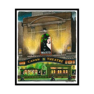 Wicked, the Musical Theatre Poster | Musical Theatre Art Prints ...
