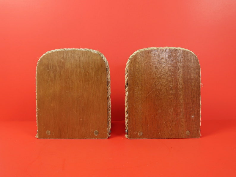 ANCHOR Bookends Vintage Nanco Wood Sculpture Art Boat Ship - Etsy