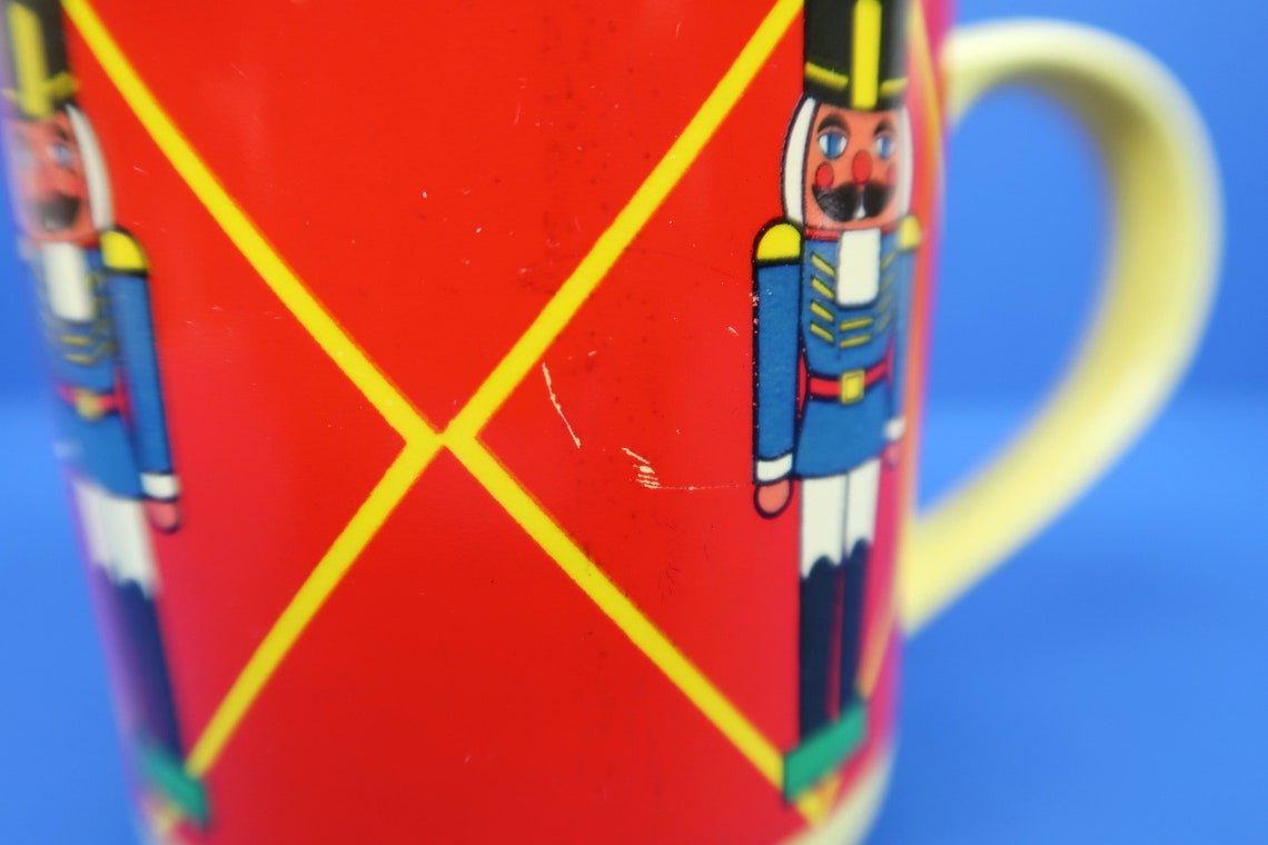 NUTCRACKER Mug Vintage Ceramic Coffee Tea Cup Colorful | Etsy