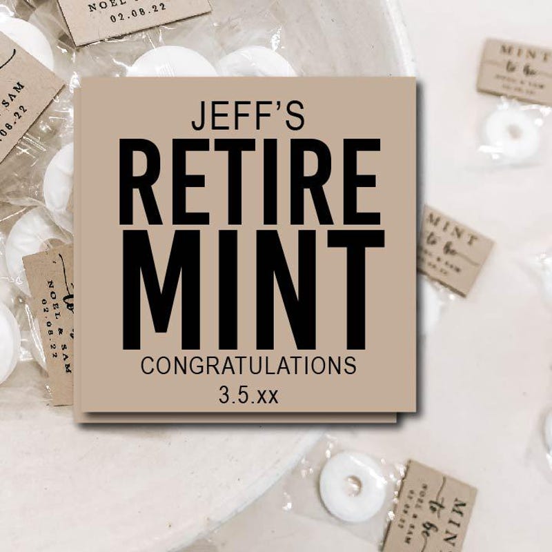 Retire Mints - Etsy