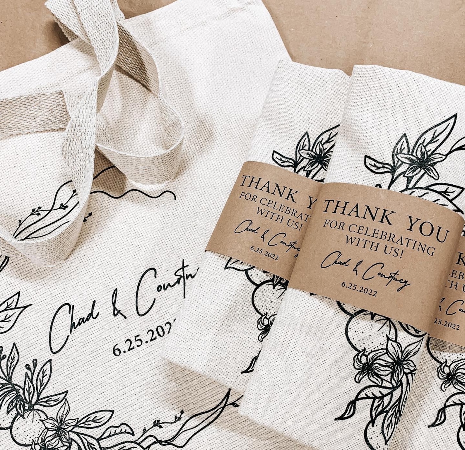 Wedding Welcome Tote Bag Favors Custom Wedding Bags - Etsy