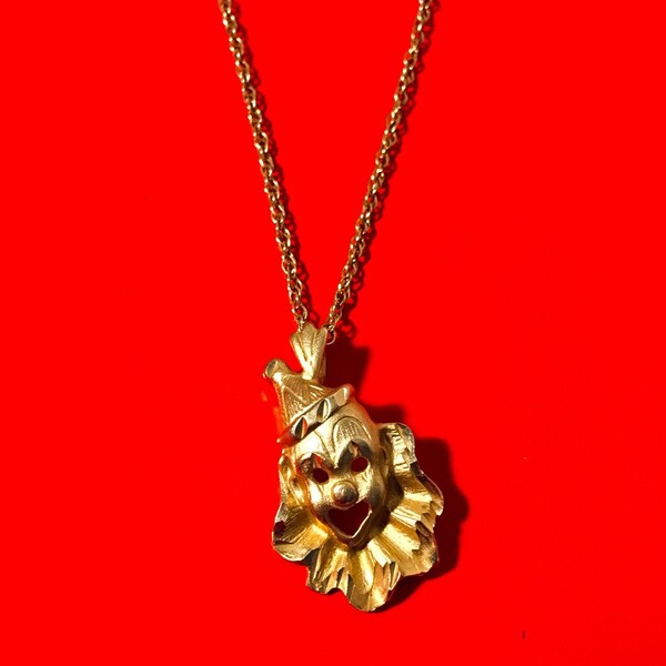 Clown Pendant - Etsy