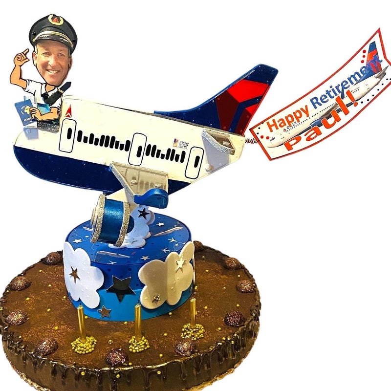 Airplane Cake Topper - Etsy