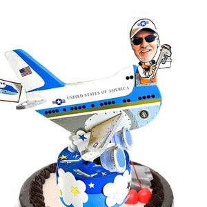 Personalized Pilot Cake Topper: Vintage Airplane Birthday Decoration - Etsy