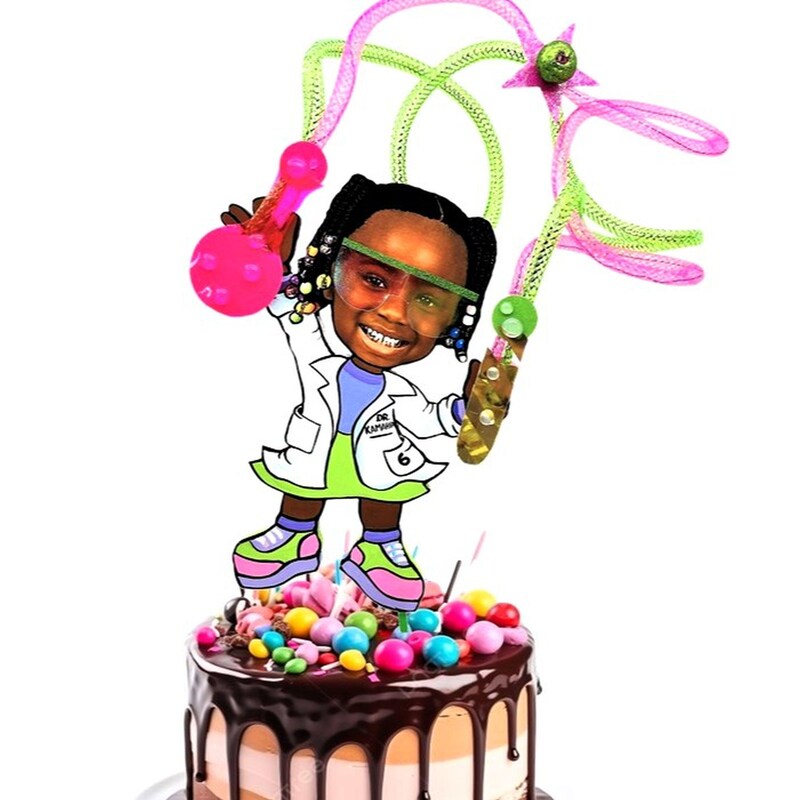 Science Cake Topper - Etsy