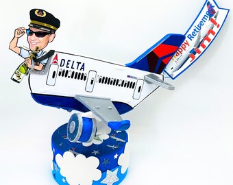Pilot Birthday Topper - Etsy