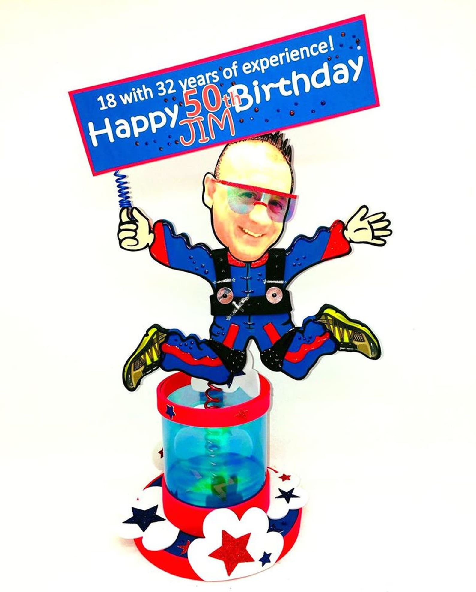 Indoor Skydiving Custom Cake Topper Skydiver Birthday Cake - Etsy