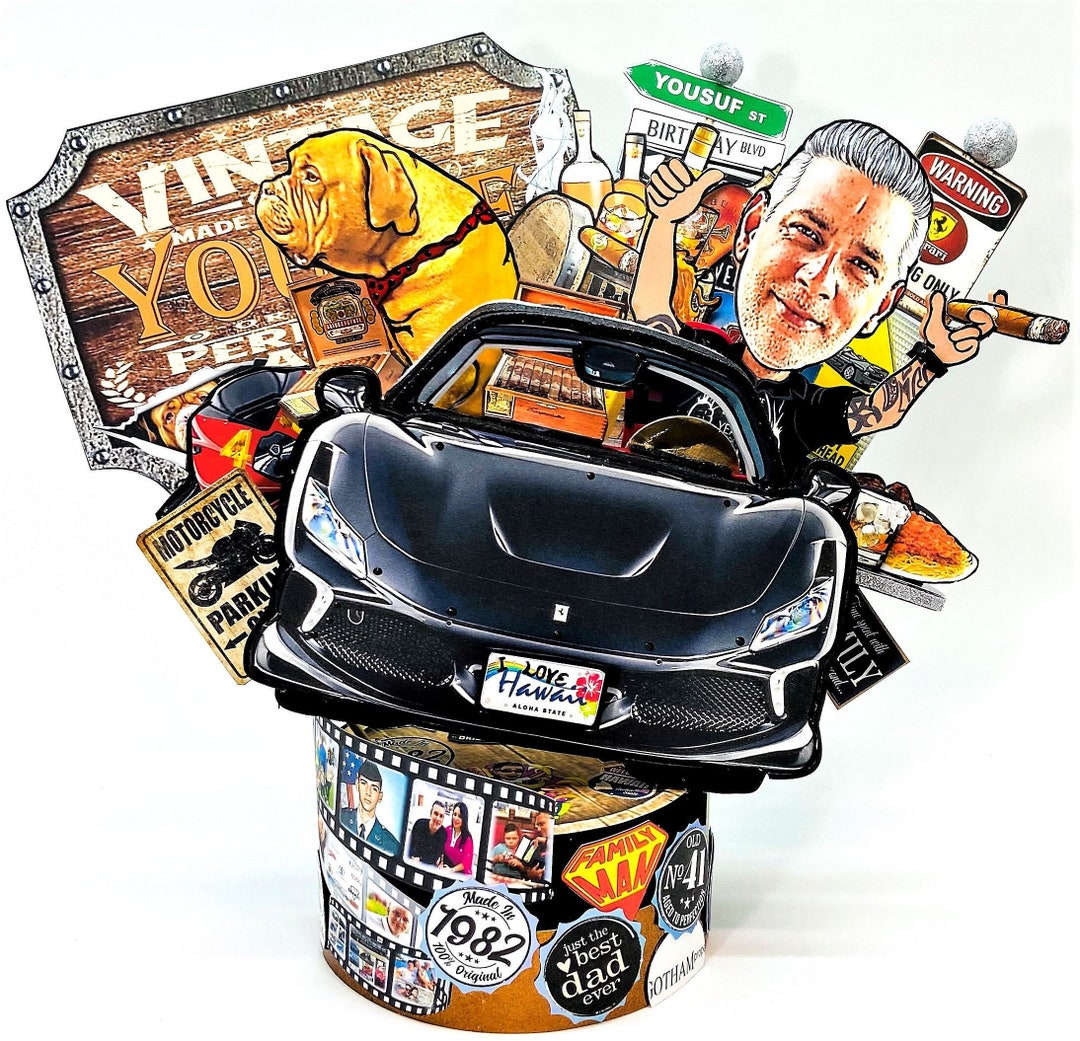 Funny 40th Birthday Cake Topper for Men, Husband 40th 50th 60th ...