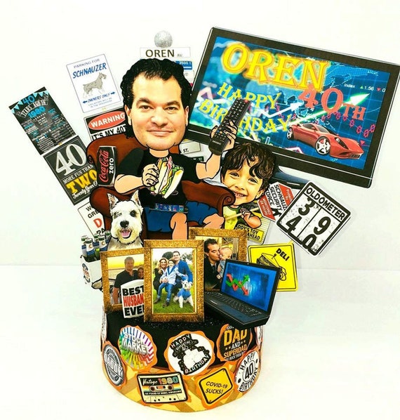 Forty Cake Topper for men 40th Birthday Cake Topper | Etsy