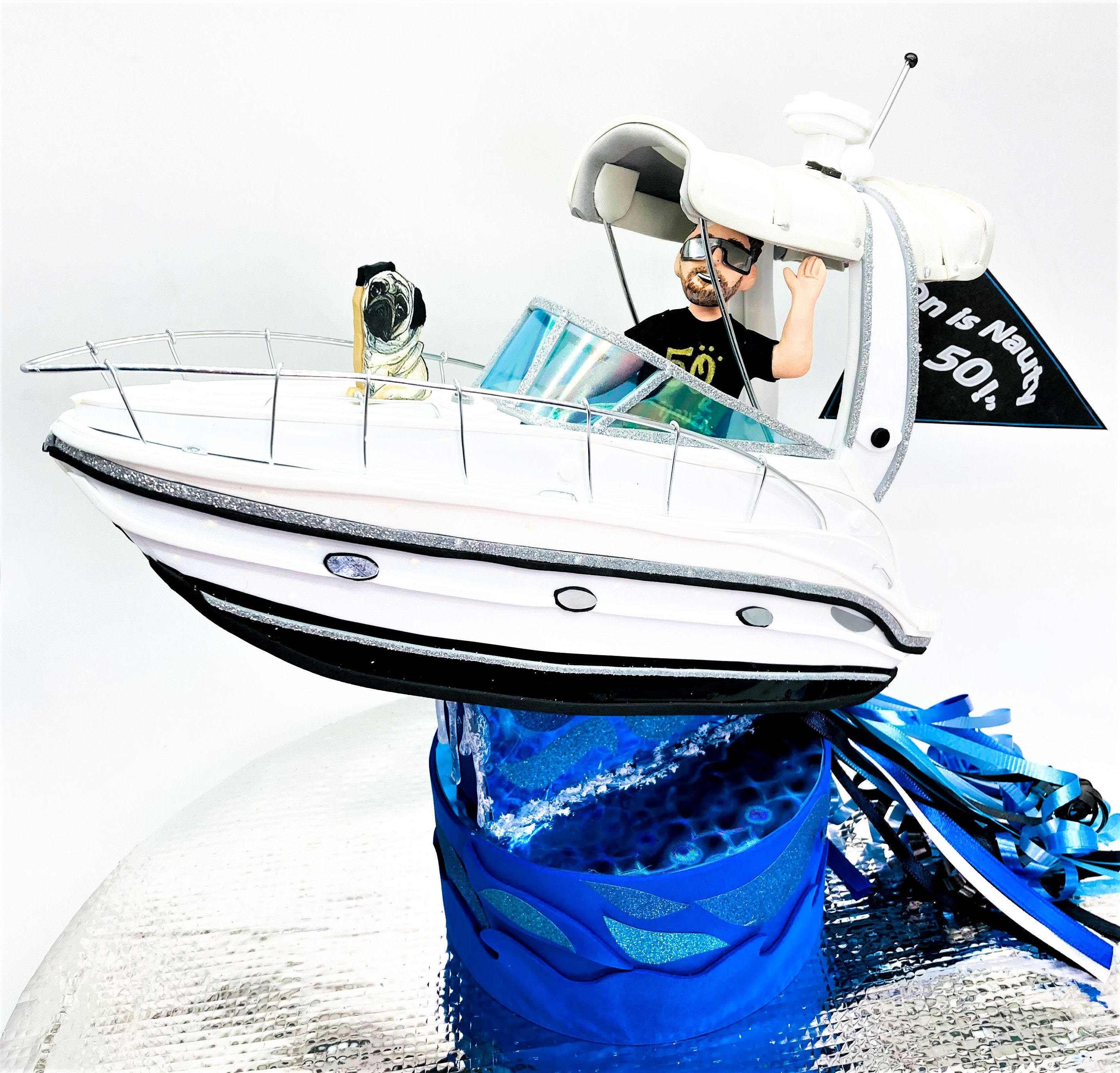 Sailor Cake Topper Customized Nautical Boat Personalized - Etsy