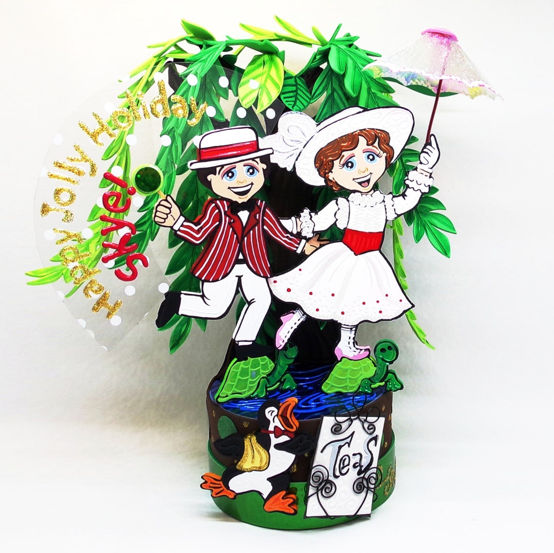 Mary Poppins Inspired Custom Cake Topper, Practically Perfect in Every ...