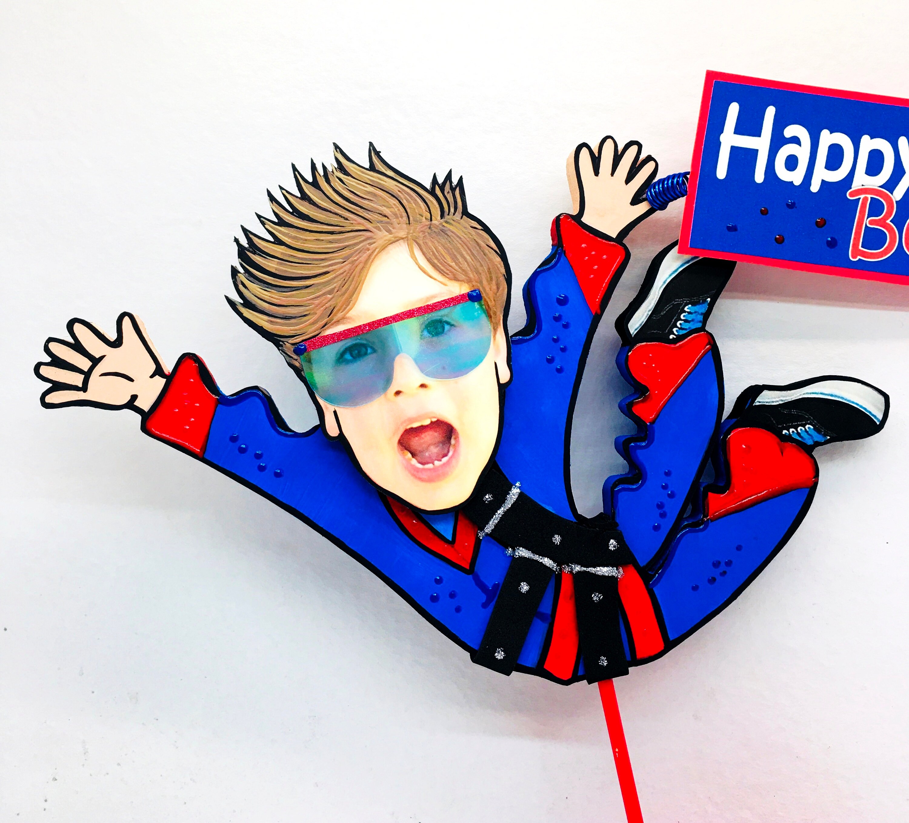 Indoor Skydiving Cake Topper Parachuting Birthday Party Cake - Etsy Sweden