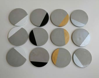 Geometric coasters | Etsy