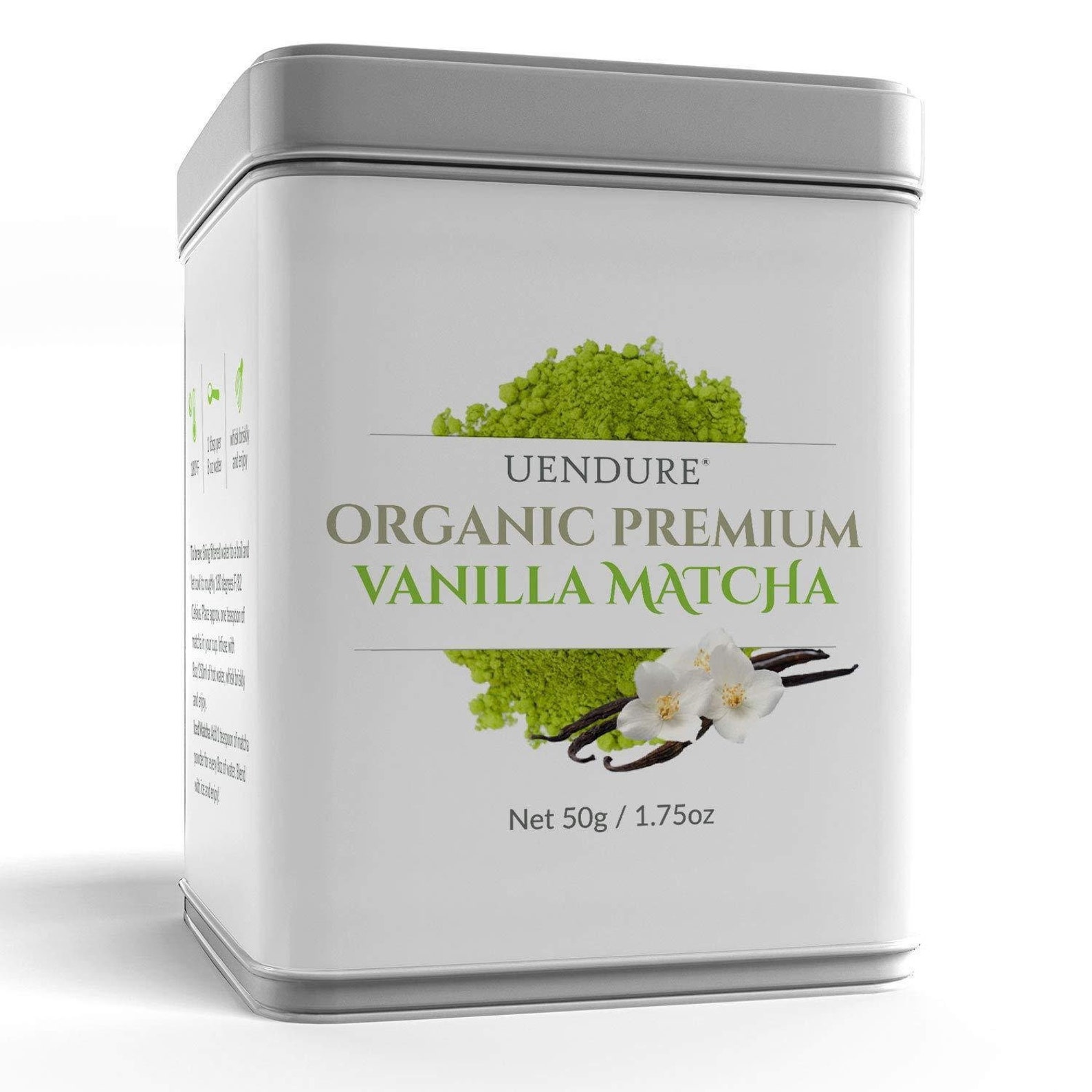 Vanilla Matcha Green Tea Powder, Premium Organic Culinary Grade ...
