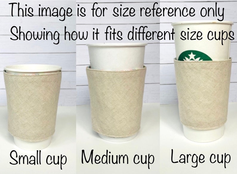 Reusable Coffee Sleeve | Coffee Cozy | Handmade Gift | Floral Print ...