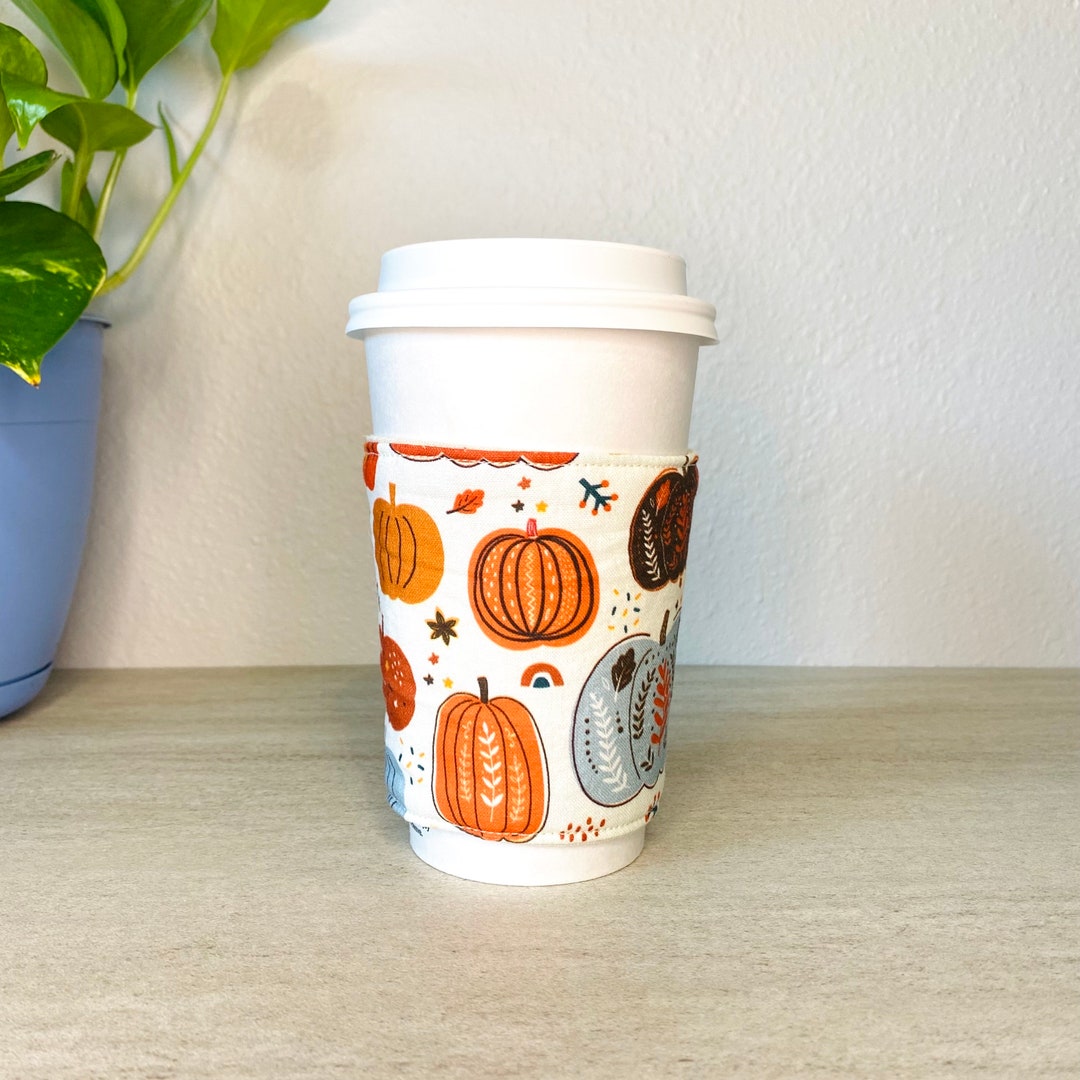 Reusable Coffee Sleeve | Reusable Coffee Cozy | Handmade Gift | Fall ...