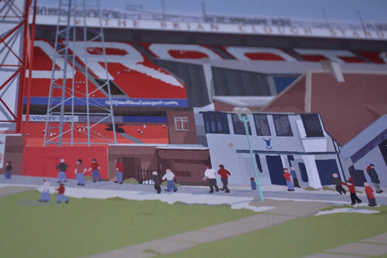 The City Ground Nottingham Forest Print - Etsy