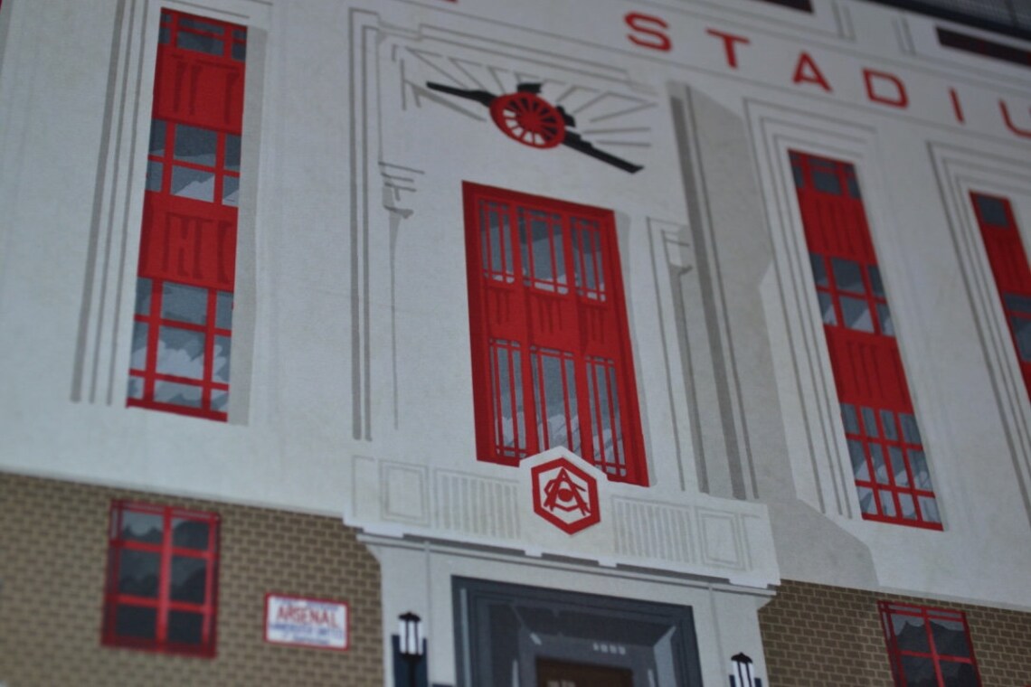Highbury Arsenal Print - Etsy UK