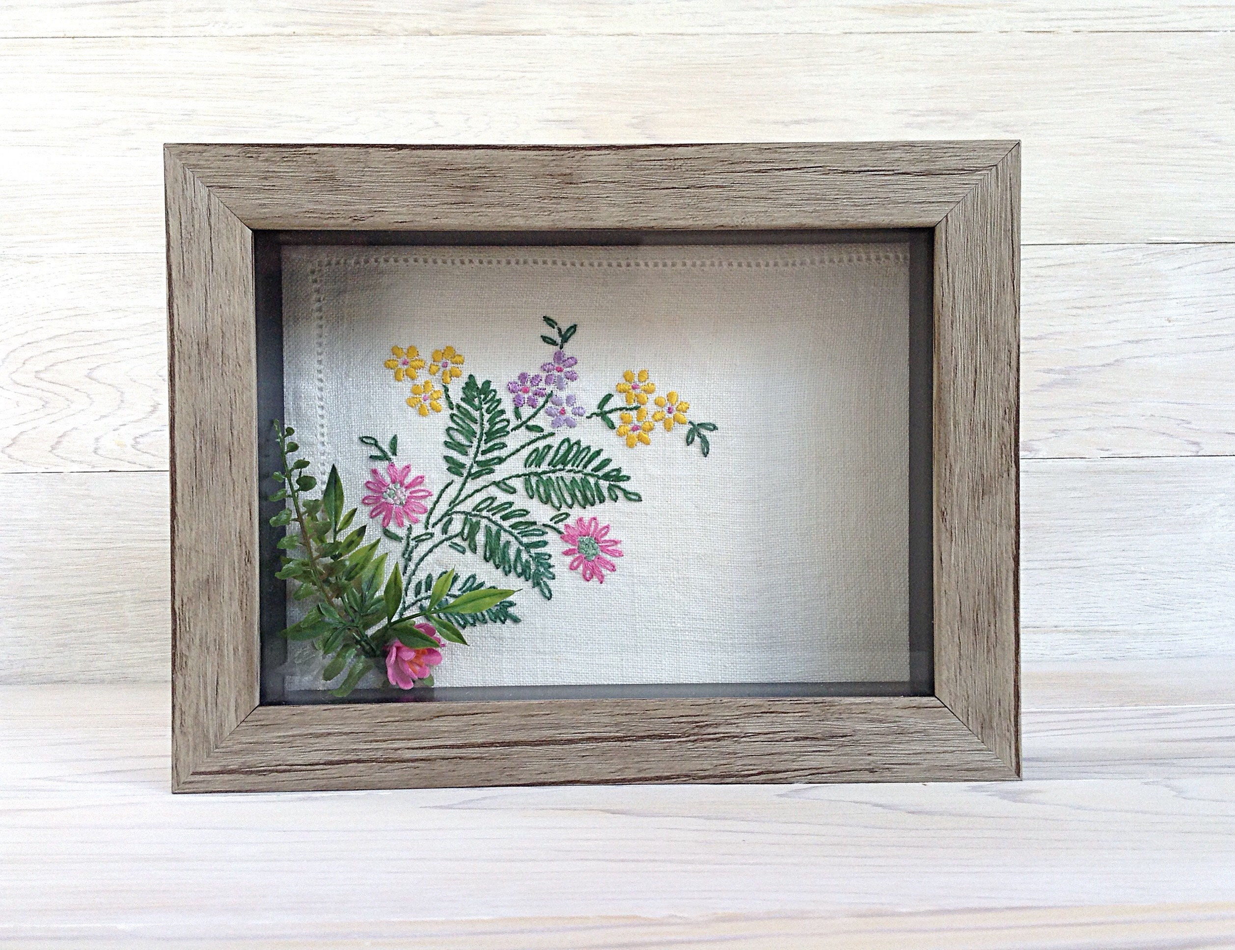 Rustic Shadow Box Dusty Purple Decor Woodland Shadow Box | Etsy