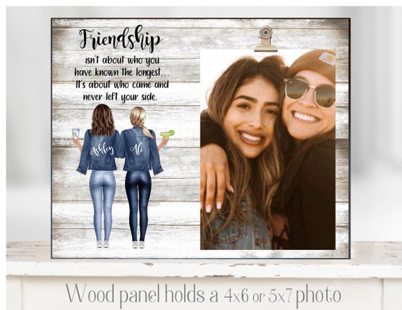 Best friend gift Best friend picture frame friend gift best | Etsy