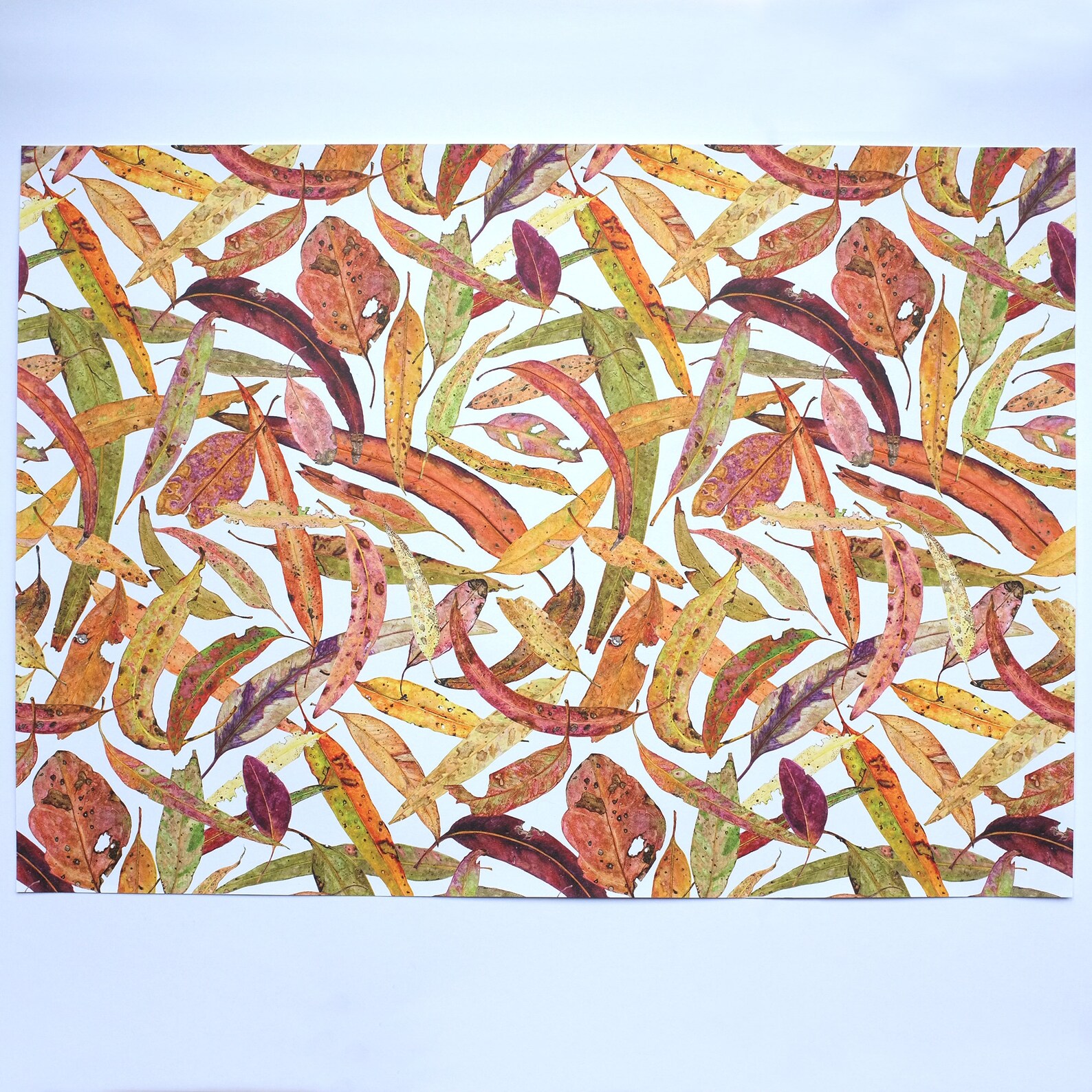 Gum Leaves Wrapping Paper Sheets (A2 Size, Shipped Folded to A4) - Etsy ...