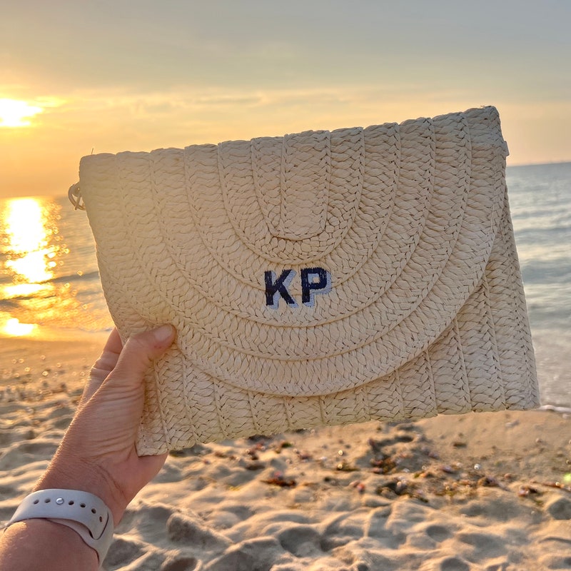 Monogram Clutch - Etsy