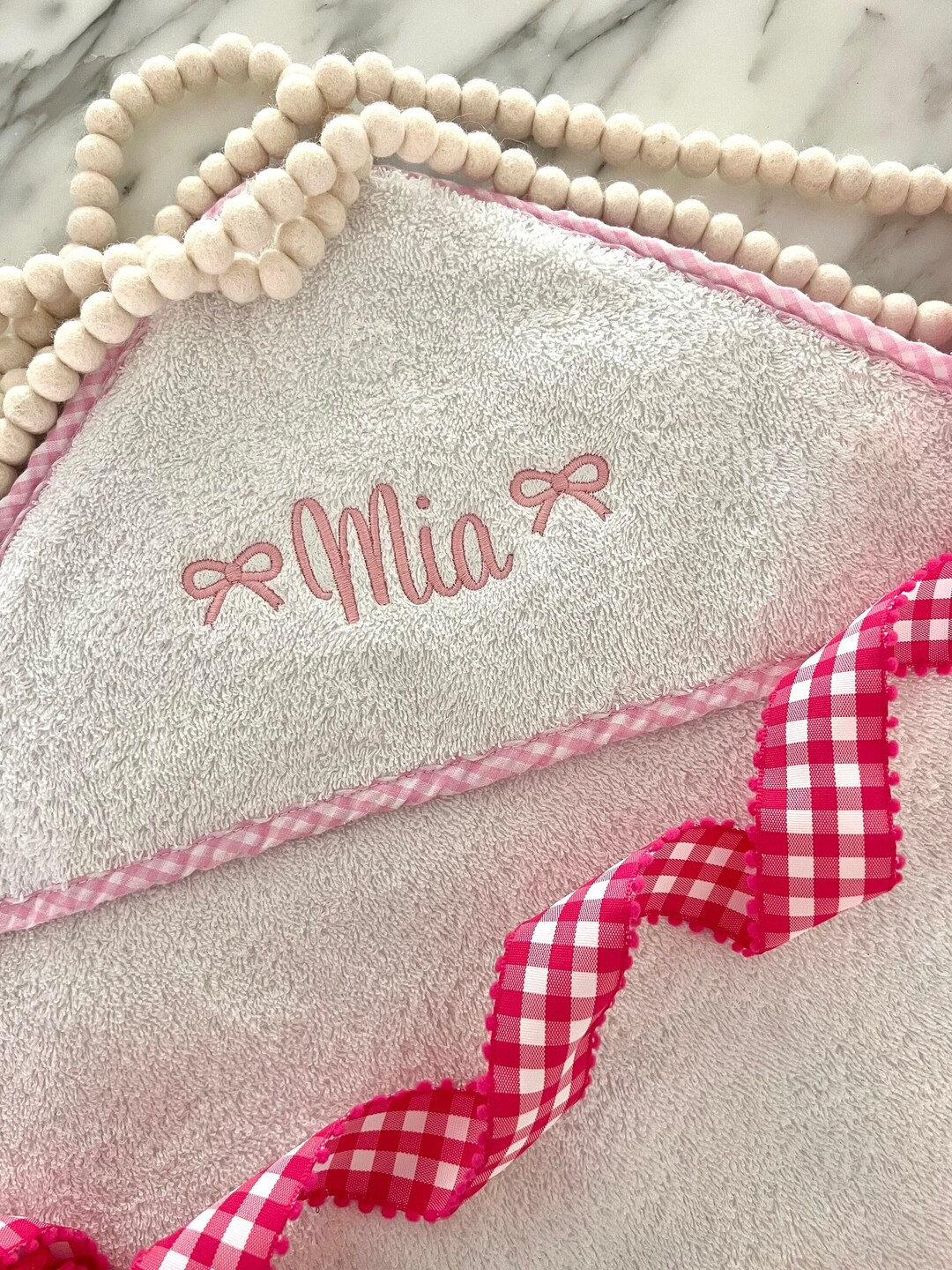 Personalized Hooded Towel, Monogram Hooded Towel, Baby Present Idea ...