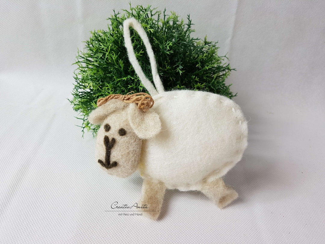 Deko-schaf Schäfchen Lamm Wollfilz - Etsy