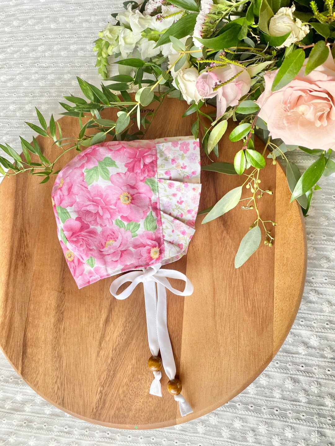 Ruffled Baby Bonnet Girl / Ruffle Brim Bonnet Girl / Baby Sun Bonnet ...