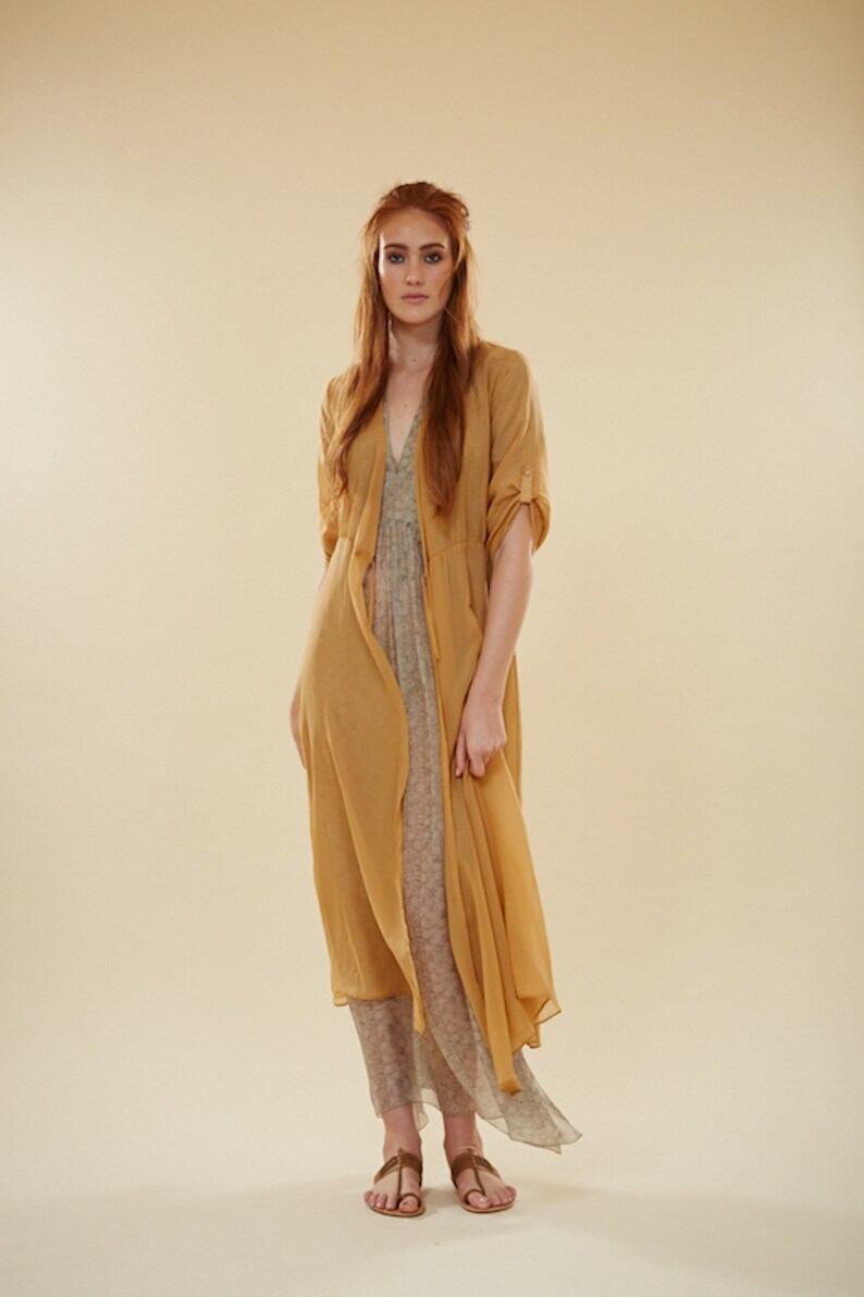 Silk Jacket Dress. Long Pure Silk Wrap Dress. Long Silk Maxi Dress ...