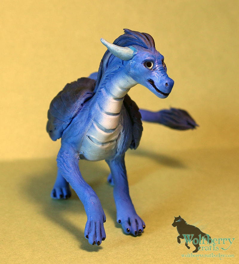 Eragon Winged dragon figure Saphira fly dragon sculpture | Etsy