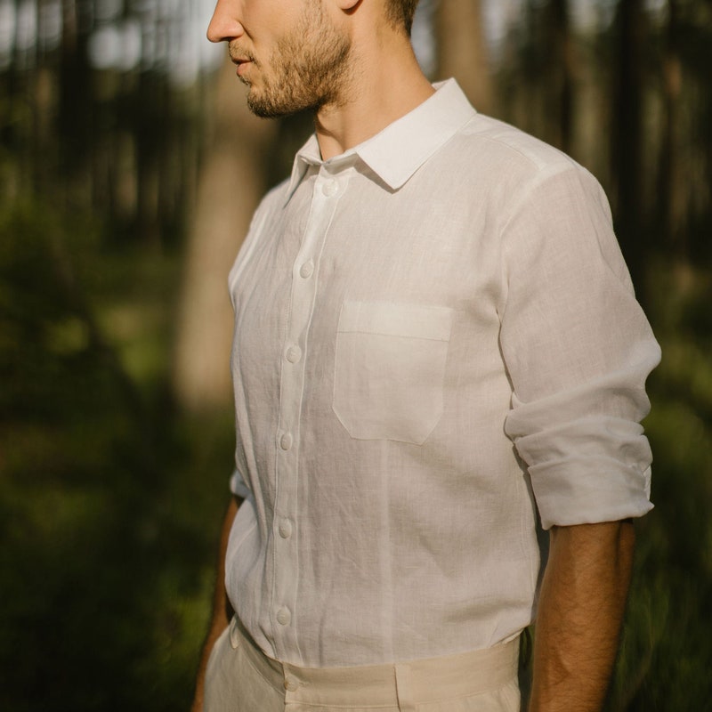 Mens Linen Shirt - Etsy