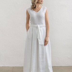 Ethereal Linen Forest Goddess Wedding Dress With Train - Custom, Modest ...