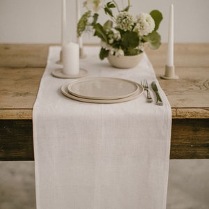 Bohemian Linen Table Runner: Rustic Wedding Decor, Eco-friendly ...