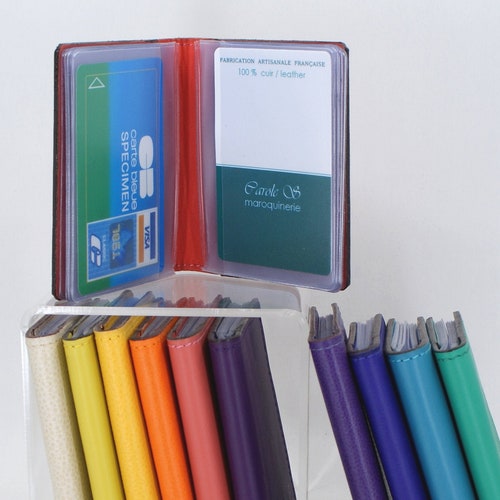 Personalized Business Card Holder in Text Handwritten Logo - Etsy